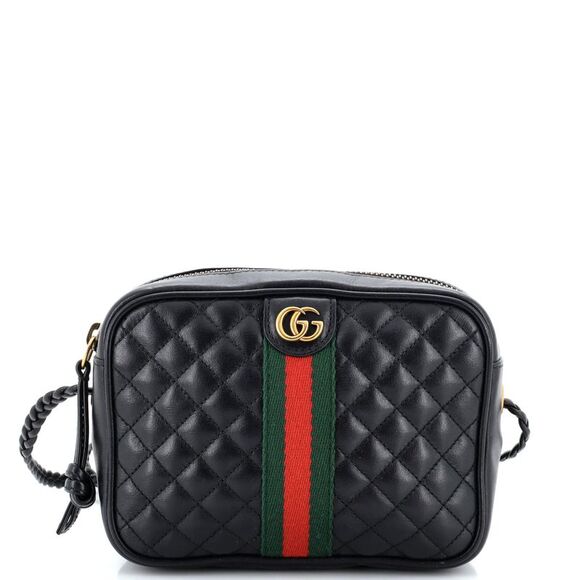 Gucci | Bags | Gucci Trapuntata Camera Bag Quilted Leather Mini Black ...